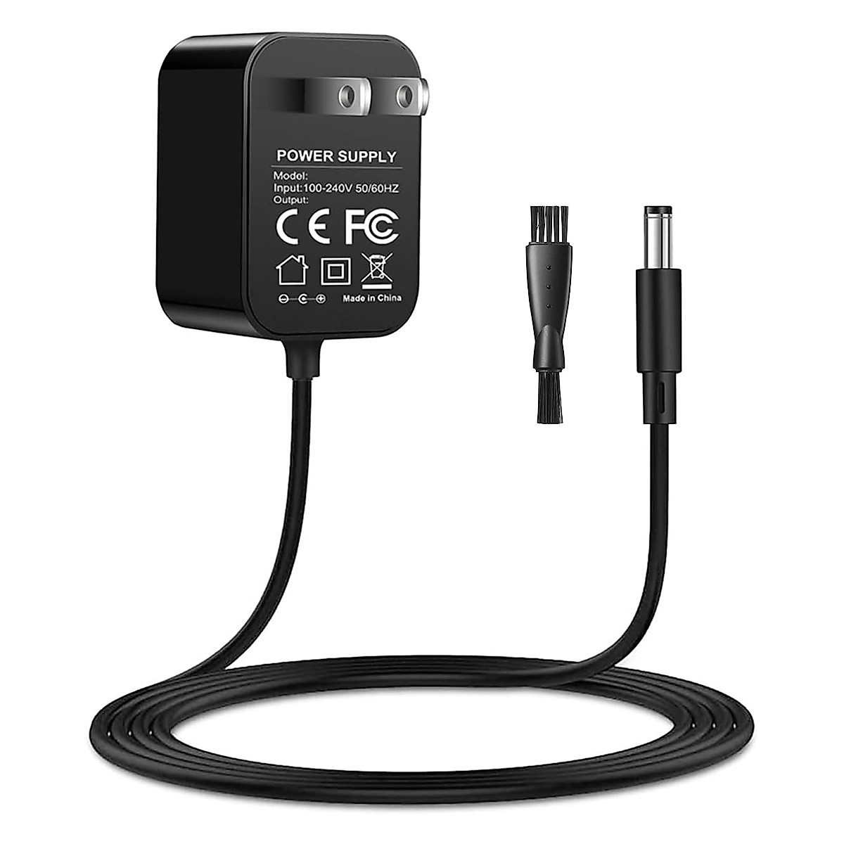 VHBW 5V Charger for Andis Slimline Pro Lithium ion T-Blade Trimmer 32810 33785 32400 32475 32490 32680 32690 32445 32485 Replacement 4.9V Andis Trimmer Power Cord