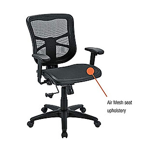 Alera ALEEL42B18 Alera Elusion Series Air Mesh Mid-Back Swivel/tilt Chair, Black