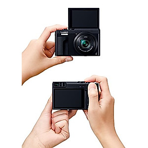 Panasonic Compact Digital Camera Lumix TZ90 Optical 30 times Black DC-TZ90-K(Japan Import-No Warranty)