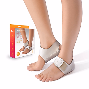 Heel That Pain Heel Seat Wraps for Plantar Fasciitis and Heel Spurs | Patented, Clinically Proven, 100% Guaranteed (Medium)