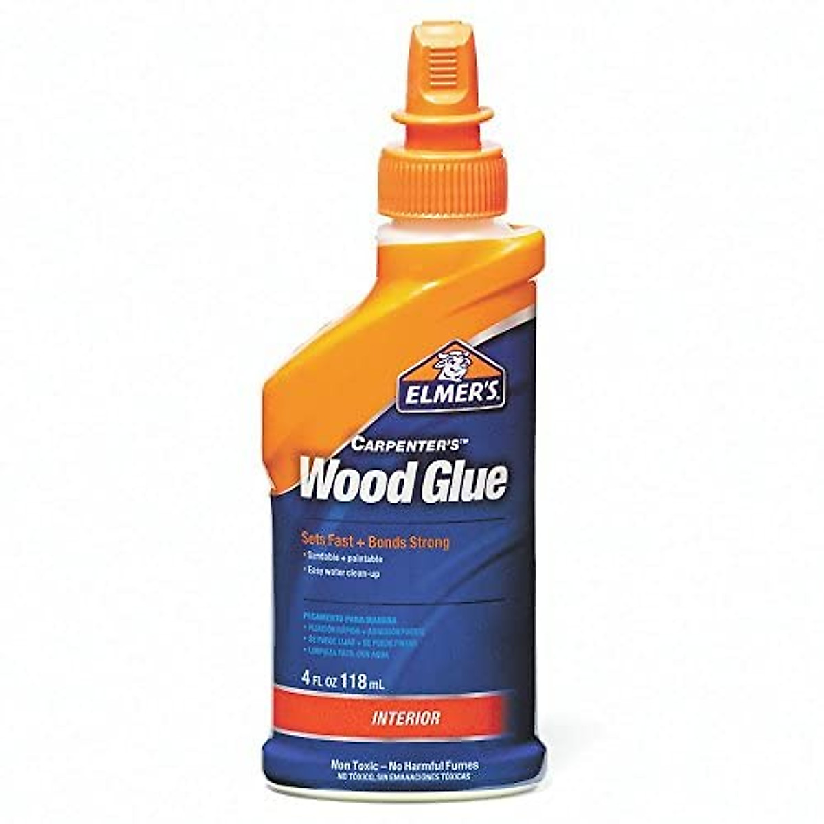 Elmer's Products E7000 Carpenters Wood Glue, 4 Fl oz, Yellow, 4 Fl oz