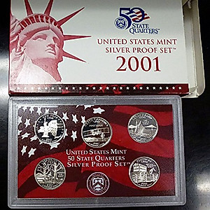 2001 U.S. Mint Silver Proof Set Set Uncirculated