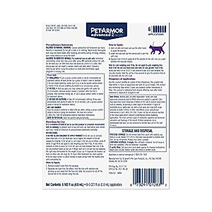 PetArmor Advanced 2 Flea Prevention for Large Cats, 6 Month Supply
