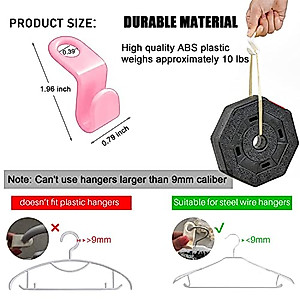 30 Pcs Clothes Hanger Connector Hooks for Space Saving Cascading Clothes Hangers Extender Assist Hooks for Clothes Organizer for Closet