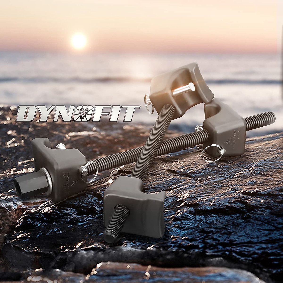 dynofit Solid Coil Spring Compressor Tool, (Set of 2) 21mm Socket 1/2" Drive Safe Universal Set/Kit for Struct Spacer Assembly/Lift Kit/Shock Installation