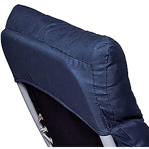 Sun Lounger Chair Cushions,67-inch Lounge Chaise Cushion Sun Lounger Mattress with Non-Slip Back Elastic Sleeve for Garden Outdoor/Indoor/Sofa/Tatami/Car Seat/Bench(67 x 21 x 3 inch, Blue)