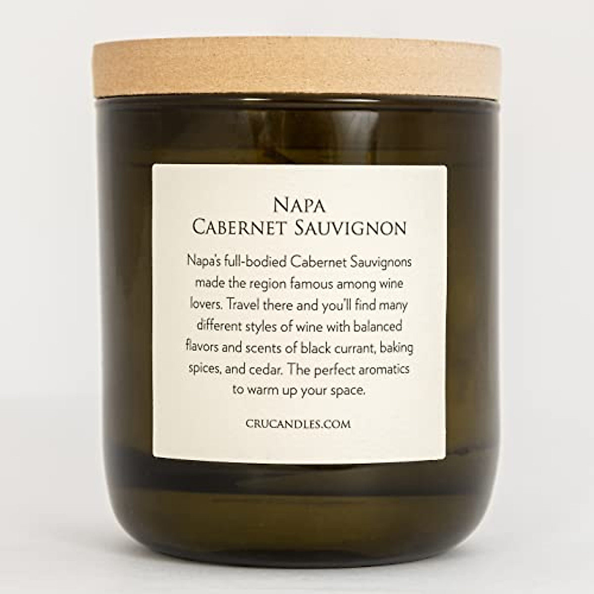 Cru Candle Co Wine-Scented Jar Candles - Perfect Gifts for Candle Lovers and Wine Lovers! (Multiple Scents)