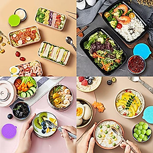 Salad Dressing Container to Go, 6x1.6 oz Reusable Small Containers with Lids, Rainbow Sauce Containers for Lunch Box, 18/8 Stainless Steel Condiment Cup, Easy Open, Leakproof Dipping Sauce Cups