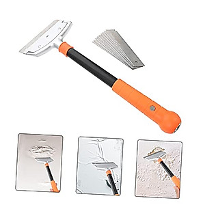 Amosfun 1 Set Cleaning Blade Floor Cleaning Scraper Surface Cleaning Scraper Floor Wall Scraper Oil Paint Remover Razor Blade Tile Scraper Cleaning Scrapers Windows Sticker Aluminum Alloy