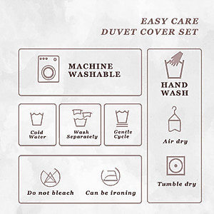 zcwl Raccoon Duvet Cover King Size | Cute Animal Bedding Set | 3 Piece | Soft Microfiber Patterned Comforter Cover with Zipper Ties & 2 Pillowcases | Raccoon Bedroom Decor