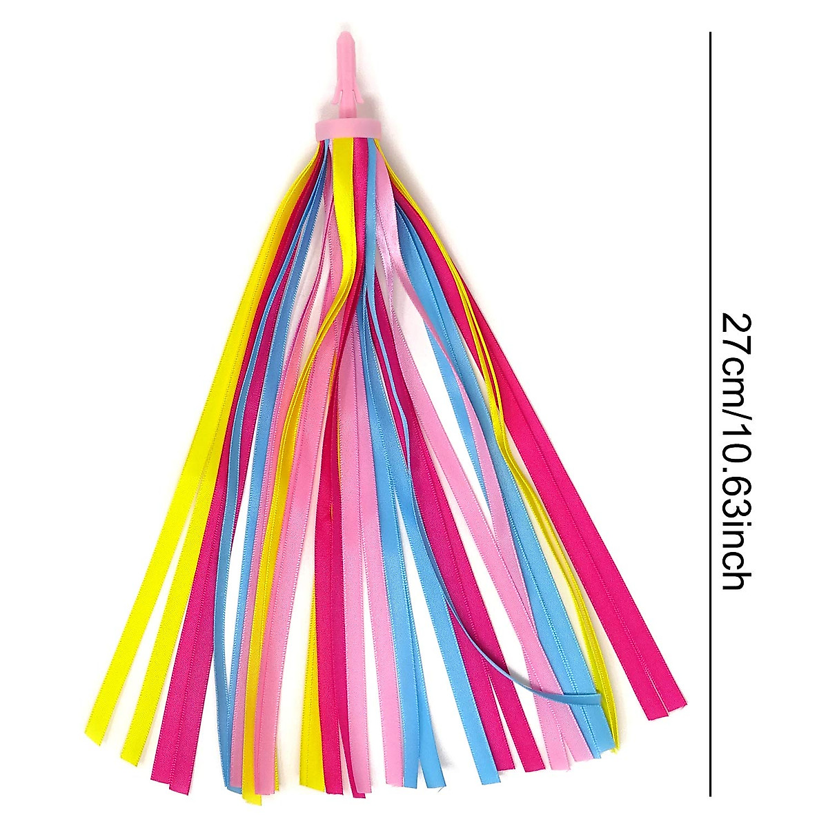 Honbay 1 Pair of Colorful Bike and Scooter Handlebar Streamers (A)