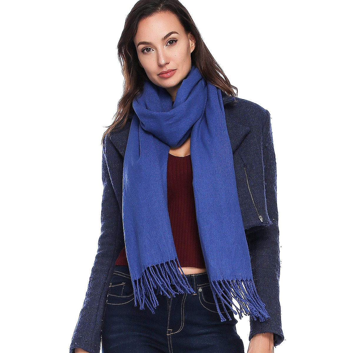 HOYAYO Wool Shawl Wraps - Extra Large Thick Soft Pashmina Scarf