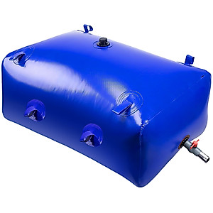Water Bladder Storage Containers,240L/63Gallon Portable Fresh Water Storage Tank,Bathtub Water Storage Bladder Barrel Bag for Drought Resistance Fire Protection Agricultural Irrigation Outdoor