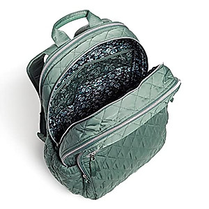 Vera Bradley Womens Performance Twill Xl Campus Backpack Bookbag, Olive Leaf, One Size US