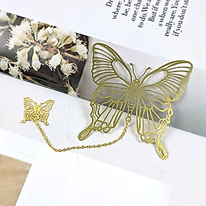 Metal Butterfly Bookmark for Teachers, Women, Book Marks Mothers Day, Christmas, Valentine's Day Gifts for Women, Girls, Readers, Book Lovers