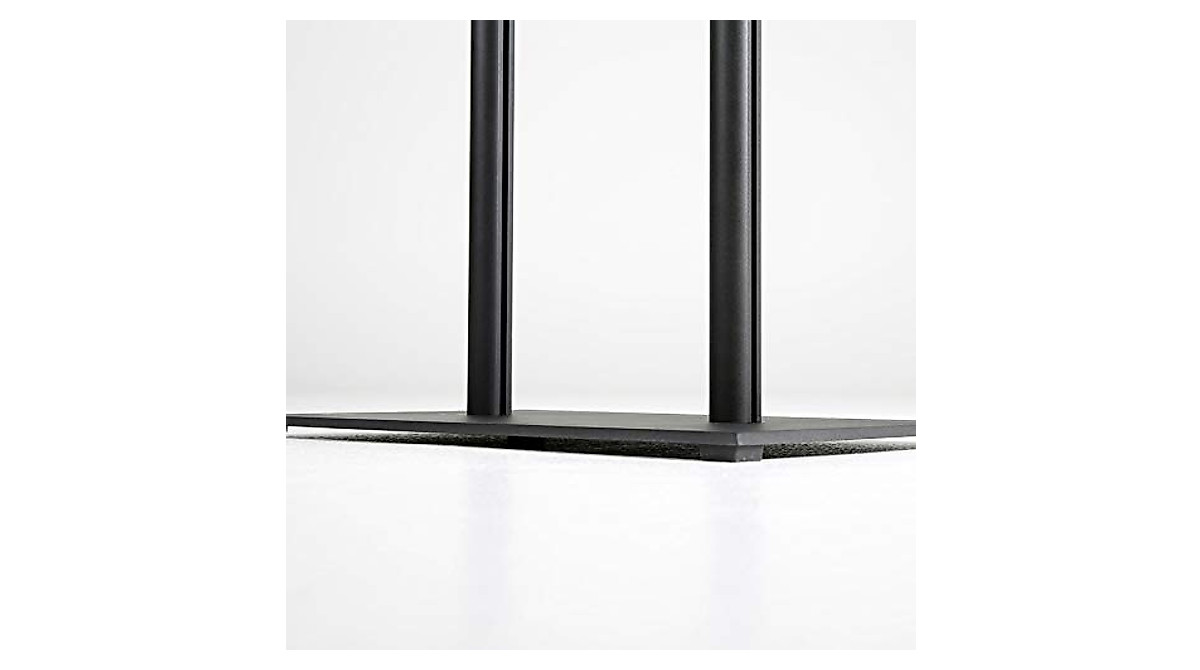 Stylish Black Aluminum & Tempered Glass Podium | Lectern