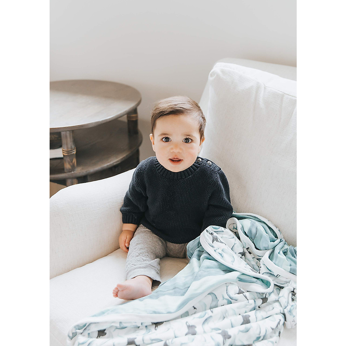 Kai Copper Pearl Three-Layer Baby Blanket: Soft Quilt for Boys & Girls | Breathable, Cozy Toddler Blanket | Newborn Quilt | 46x46 Premium Polyester/Rayon