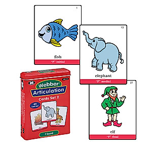 Super Duper Publications | Articulation F Sound Fun Deck | Vocabulary and Language Development Flash Cards | Educational Learning Materials for Children