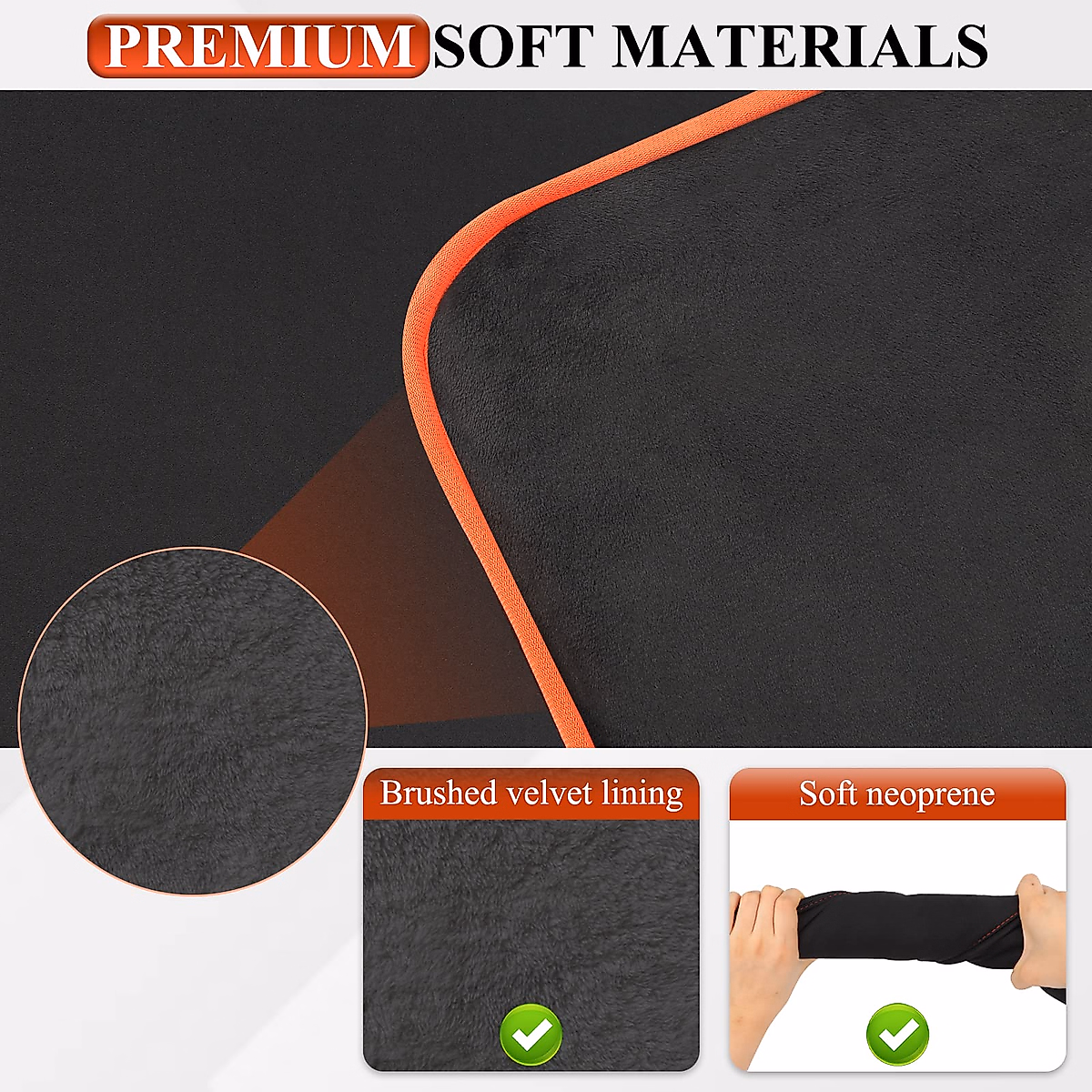 Neoprene Screen Cover for Hydrow Rowing Machine - Neoprene Monitor Cover with Super-Soft Velvet, Neoprene Screen Protector Compatible with Hydrow Rower Screen from Dust and Damage