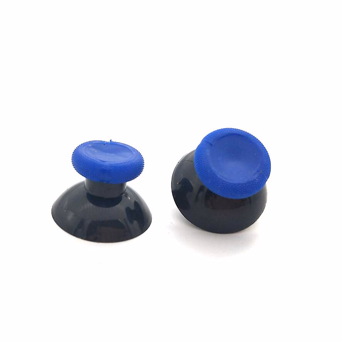 2 x 3D Analog Thumb Stick Joystick Thumbstick Cap Cover for Xbox one Slim S Controller Replacemnet (Black-Blue)