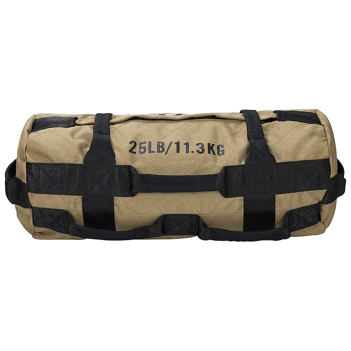 Ultra Fitness Workout Exercise Sandbag - Heavy Duty Sand-Bag for Functional Strength Training, Dynamic Load Exercises, WODs, General Fitness and Military Conditioning (Large 50-125lbs, Tan)