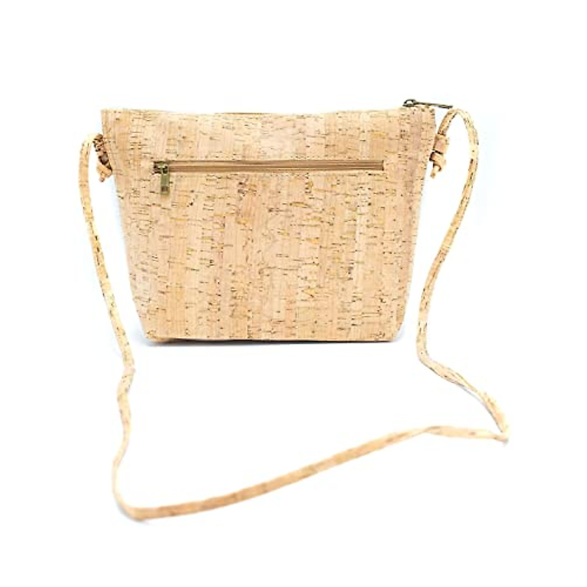 Tile Pattern Handmade Portuguese Cork Crossbody Purse for Women