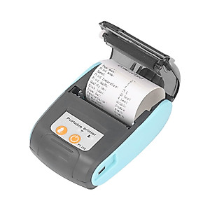 Bluetooth Receipt Thermal Printer, 58mm Bluetooth Receipt Printer, Mini POS Receipt Printer for Clothing Industry Convenience Stores, Portable Receipt Printer (Without