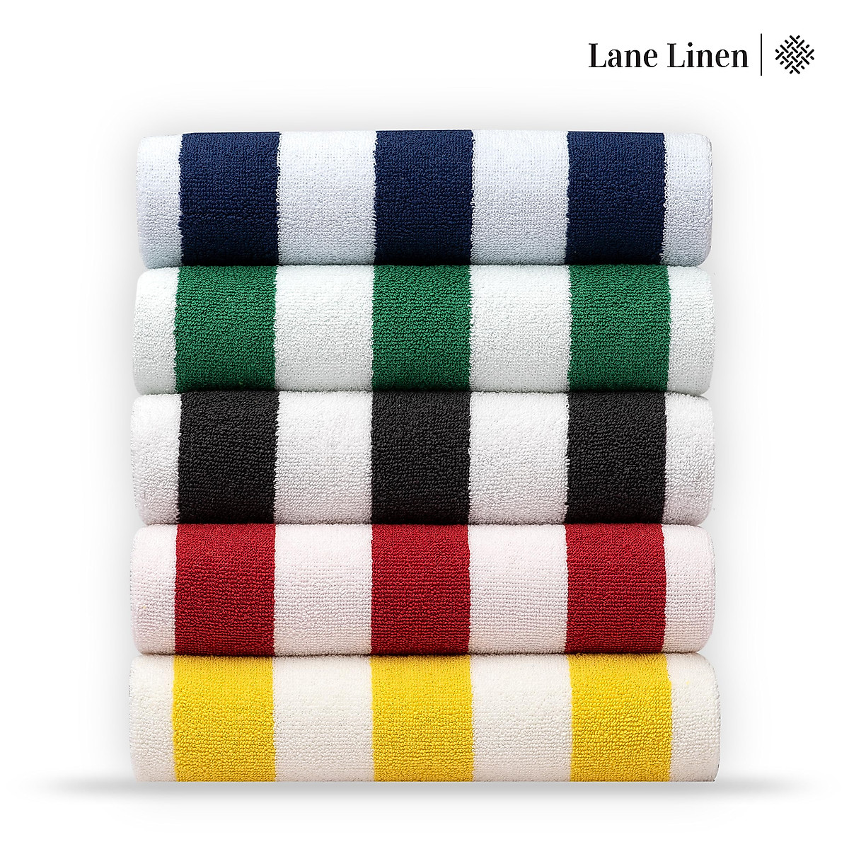 LANE LINEN 4 Pack Beach Towels - 100% Cotton Beach Towel with Beach Bag, Luxury Pool Towels for Adults, Quick Dry, Soft & Absorbent Oversized Beach Towel (36"x72"), Beach Essentials for Women - Red