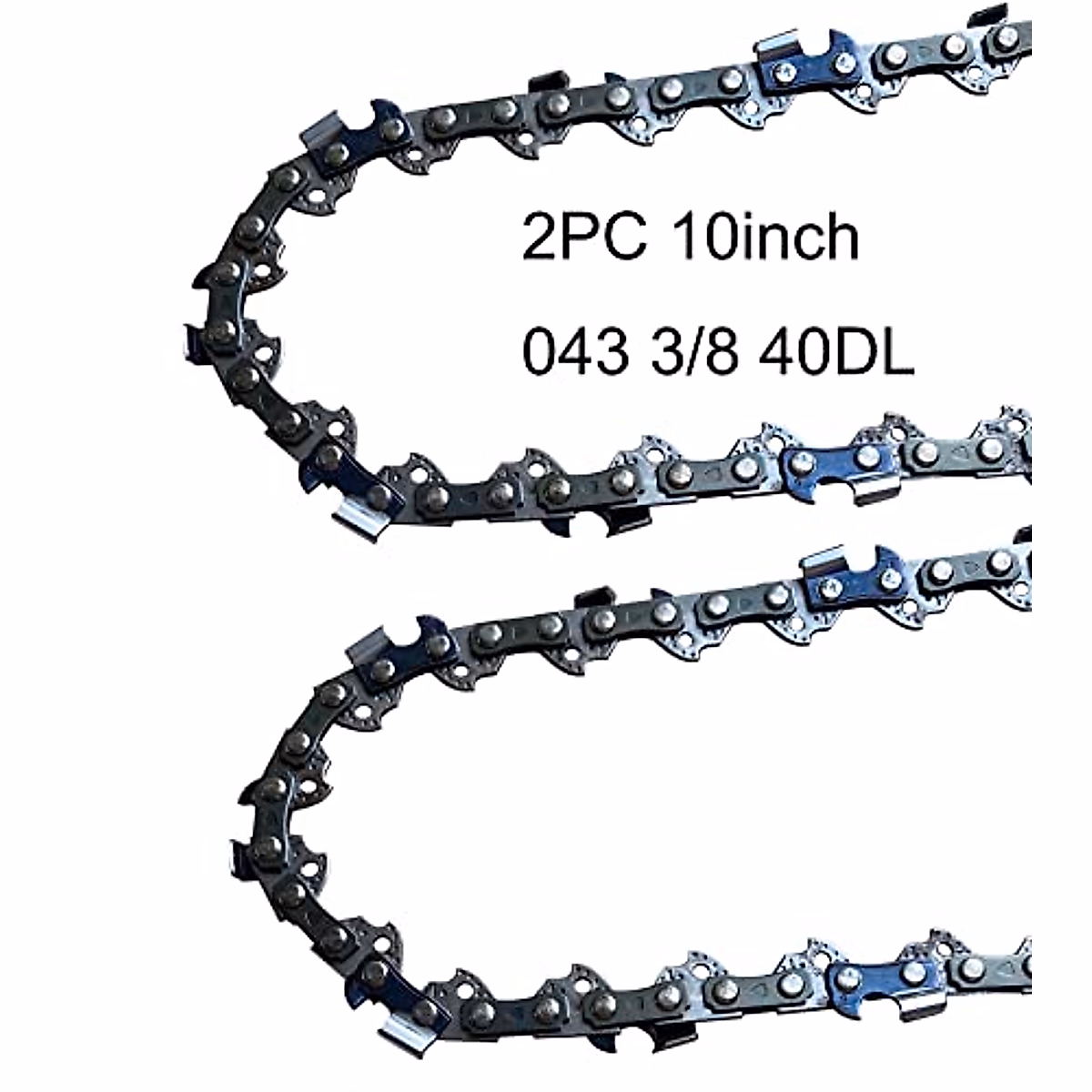 2PC 10" Replacement Saw Chain for RYOBI P547 RY40560 RY40506BTL RY40560-CMB1 RY40560-HDG P546 P546A 10" Pole Saw Chain