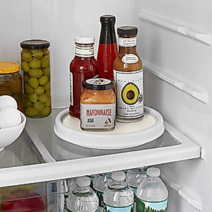 Copco Basics Non-Skid Turntable, 9 inch, Plastic, Cream