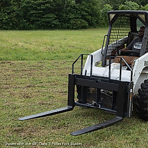 Titan Attachments 60in Pallet Fork Blades, Class 3 Pallet Forks and Accessories, Rated 6,000 LB