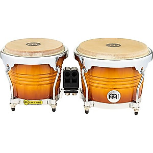 Meinl Percussion FWB200GAB Free Ride Series Wood Bongos, Gold Amber Sunburst Finish
