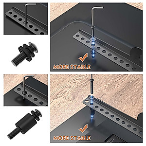 TV Mount Screws Universal TV Installation Hardware Kit Includes M4 M5 M6 M8 TV Sets Screws and Spacers for Samsung, Vizio, LG, TCL, Sony, Sharp, Philips, Panasonic & More Up to 100" HTA001