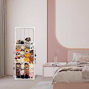 HAVEDAWN Original Stuffed Animal Zoo, Large Stuffed Animals Storage, Toy Storage Organizer for Plush Toy Holder, Perfect Stuffed Animals Ideas for Toddler Boys Girls, Nursery Play Room