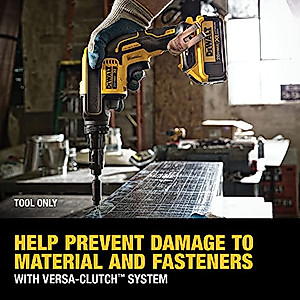 DEWALT DCF622B 20V MAX* XR Versa-ClutchTM Adjustable Torque Screwgun (Tool Only)