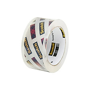 Scotch Box Lock Packaging Tape, 6 Rolls, 1.88 in x 54.6 yd, Extreme Grip Packing, Shipping and Mailing Tape, Sticks Instantly to Any Box (3950-6)