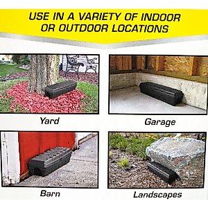 Tomcat Motomco Tunnel Trapping System - Full CASE Bait Station and Trap Station Includes 8 Individual Reusable Snap Traps | 4 Individual Tunnels in Set | Made in USA