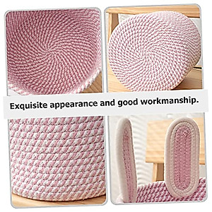 Alasum Rabbit Ear Storage Basket Woven Hamper Basket for Clothes Basket for Toys Sundries Basket Blanket Jute Rope Basket Clothes Table Storage Box Storage Organizer for Toy Home Basket