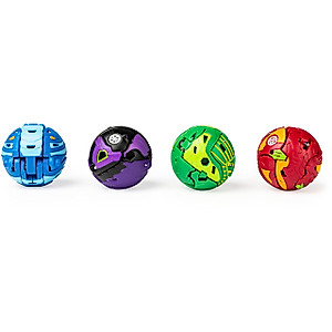Bakugan Baku-Gear 4-Pack, Nillious Ultra with Baku-Gear and Hydorous Ultra, Collectible Action Figures