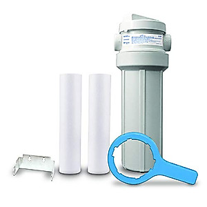 Watts Premier WHT WH-LD Whole House 50-Micron Sediment Water Filtration Kit, White