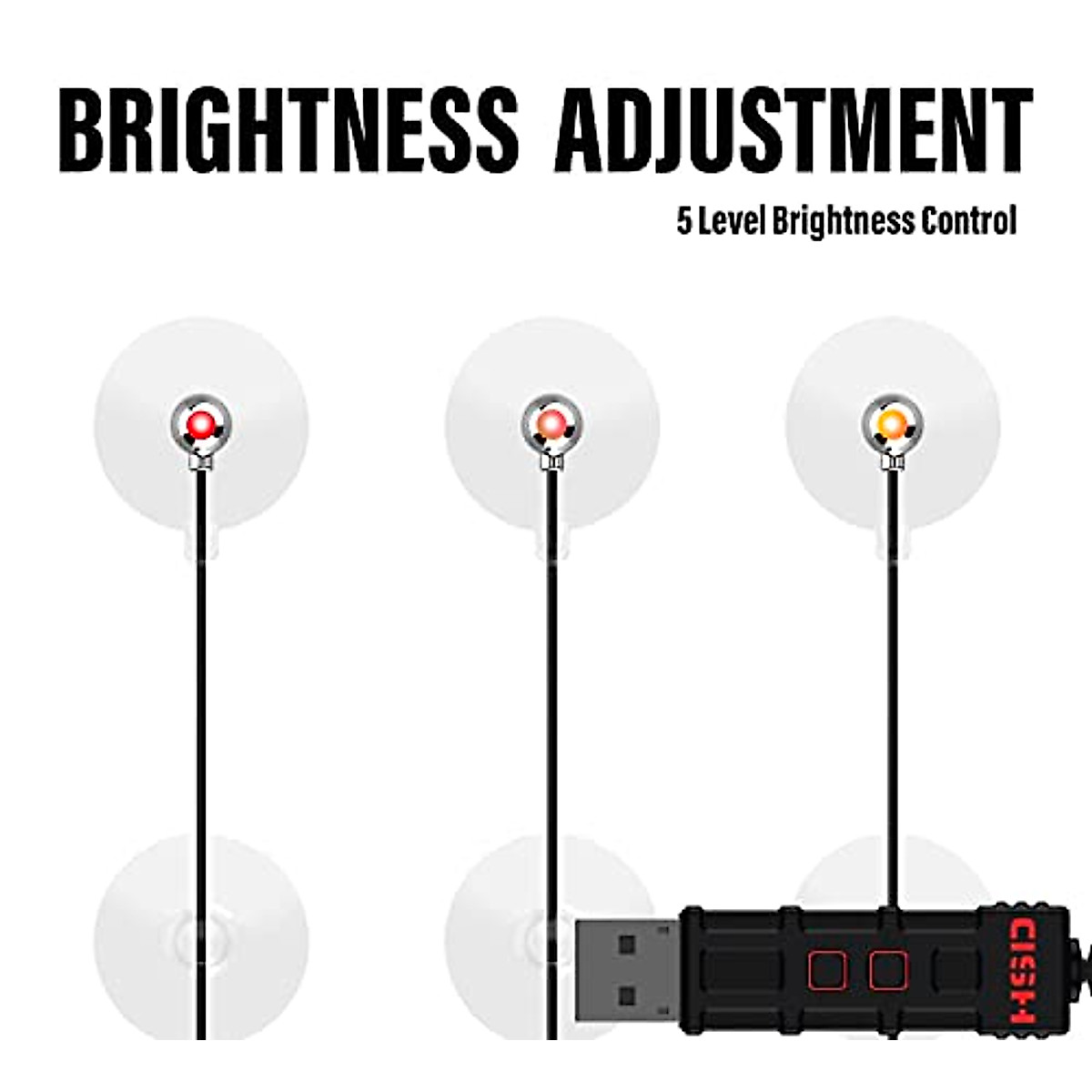 Hipshotdot PRO Color and Brightness Control Dot LED Aim Assist Mod for Gaming TV Compatible with Xbox, Playstation, Nintendo and PC - Works with All Shooter Video Games and FPS or TPS (Hipshotdot PRO)