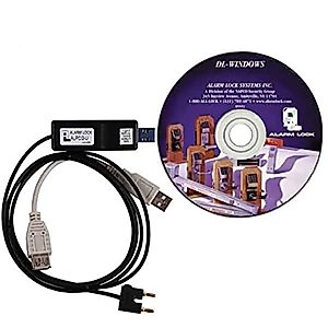Alarm Lock Trilogy Computer USB Interface Cable for USB Connection w DL-Windows Software