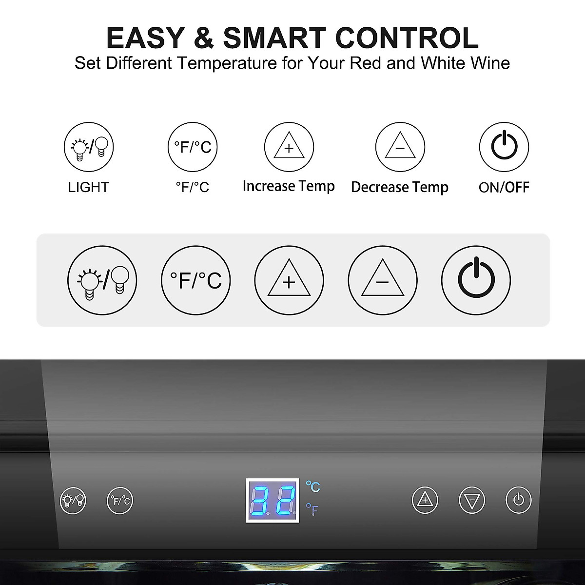 Sinoartizan Built in Wine Fridge Cooler