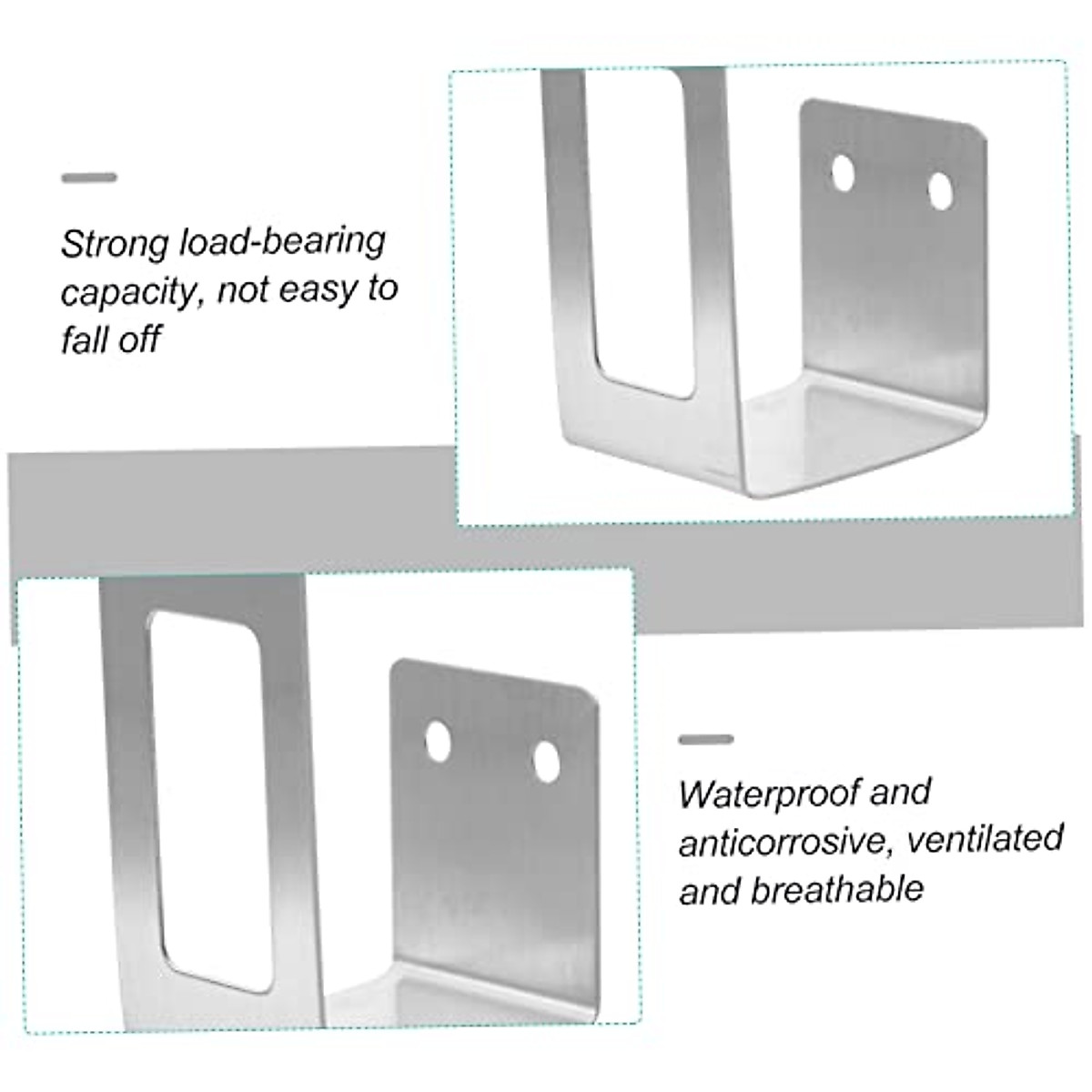 GANAZONO Pan Lid Holder 4pcs Lid Rack Shelves Brackets Macrame Shelf Wall Hanging Cutting Board Holder Stand Pan Covers Stand Lid Drying Racks Chopping Board Stand Pot Lid Storage Rack