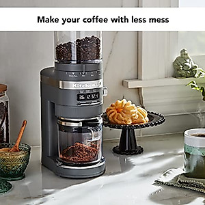 KitchenAid Burr Coffee Grinder - KCG8433, Charcoal Grey, 10 Oz