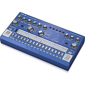 Behringer RHYTHM DESIGNER RD-6-BU Analog Drum Machine with 8 Drum Sounds, 64 Step Sequencer and Distortion Effects