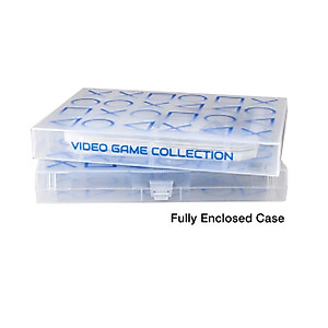UniKeep PlayStation Themed Video Game Case - Stores 10 Discs and Graphic Booklets (Light Blue)