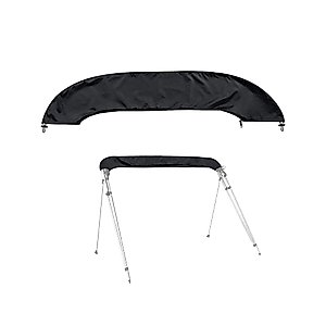 Bimini top Boot Cover，Suitable for 3-4 Bows Bimini Tops，Bimini Cover Effectively Prevent The Erosion of UV, sea Water and sea Breeze in Summer， Bimini Storage Boot