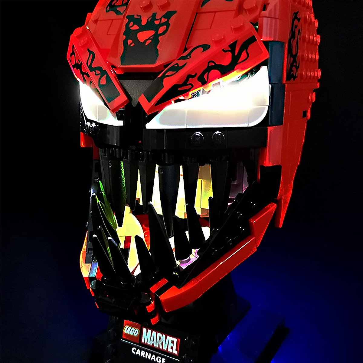 FRIFUN LED Light Set Compatible with Lego Carnage 76199 Building Model (NOT Included The Model Sets)