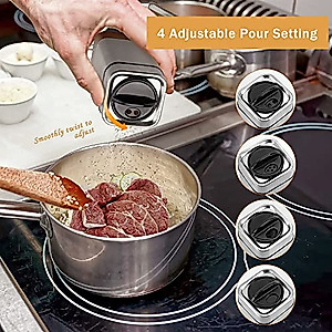 Salt and Pepper Shakers by Aelga, Salt Shaker with Adjustable Pour Holes, Glass Salt Pepper Shaker Set, Perfect for Black Pepper, Kosher and Sea Salt